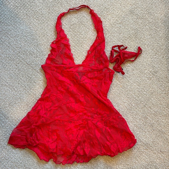 Victoria's Secret | Intimates & Sleepwear | Nwot Victorias Secret Red ...